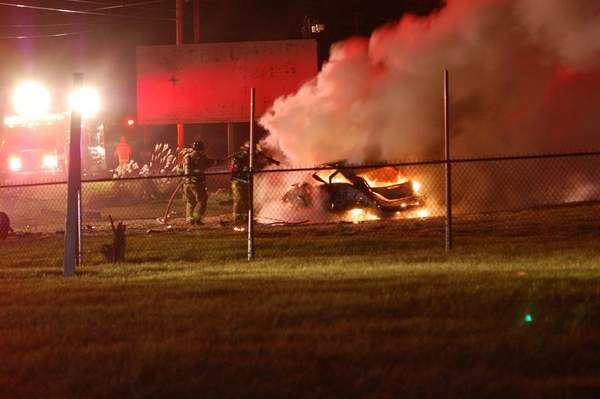 Fiery crash in Danbury Township | wkyc.com