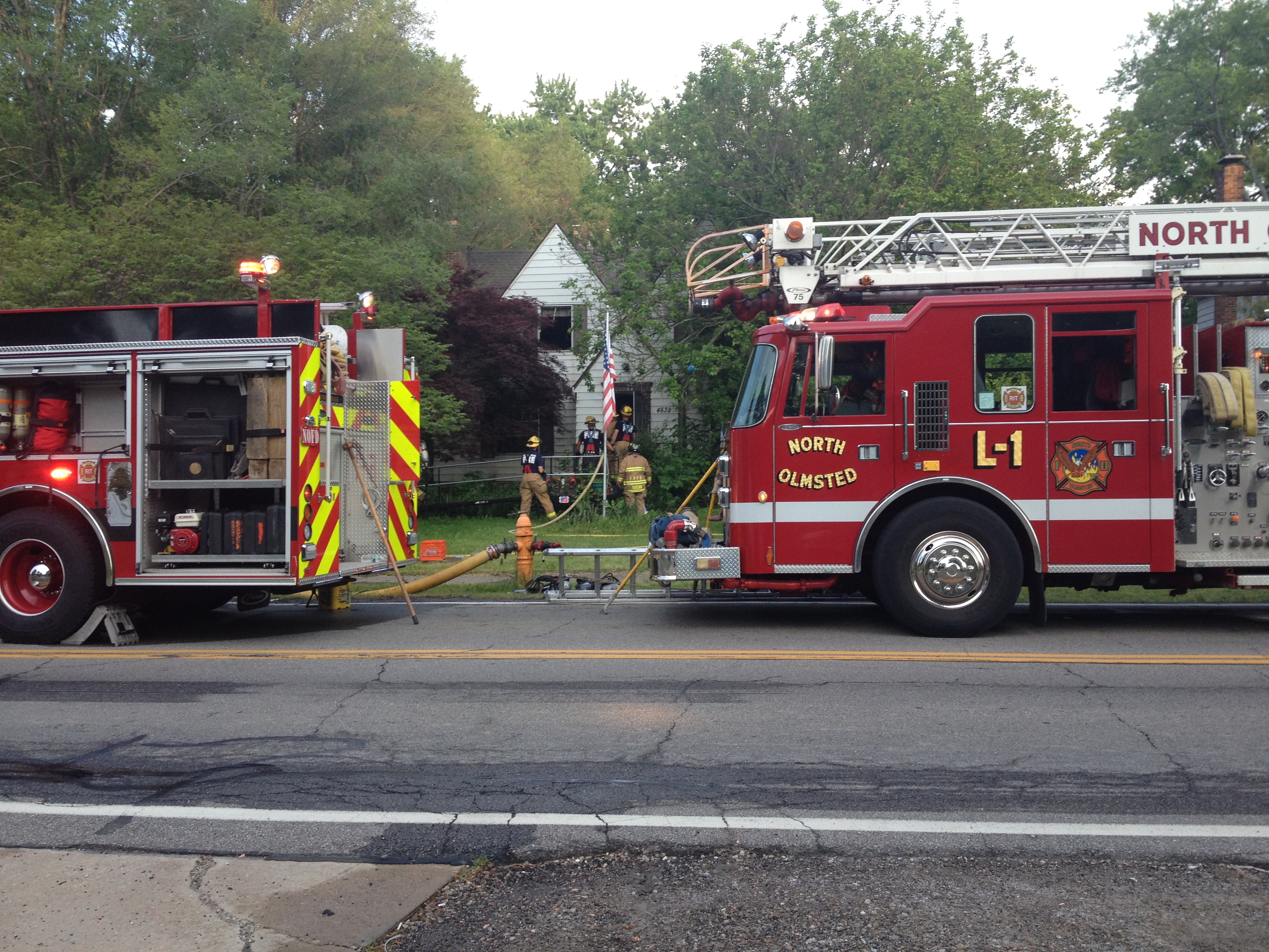 North Olmsted Fire causes road closure | wkyc.com