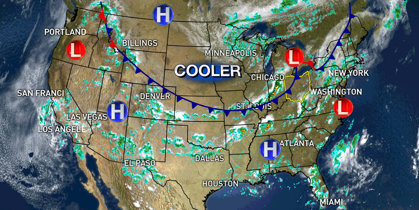 Weather across the nation for Monday | wkyc.com