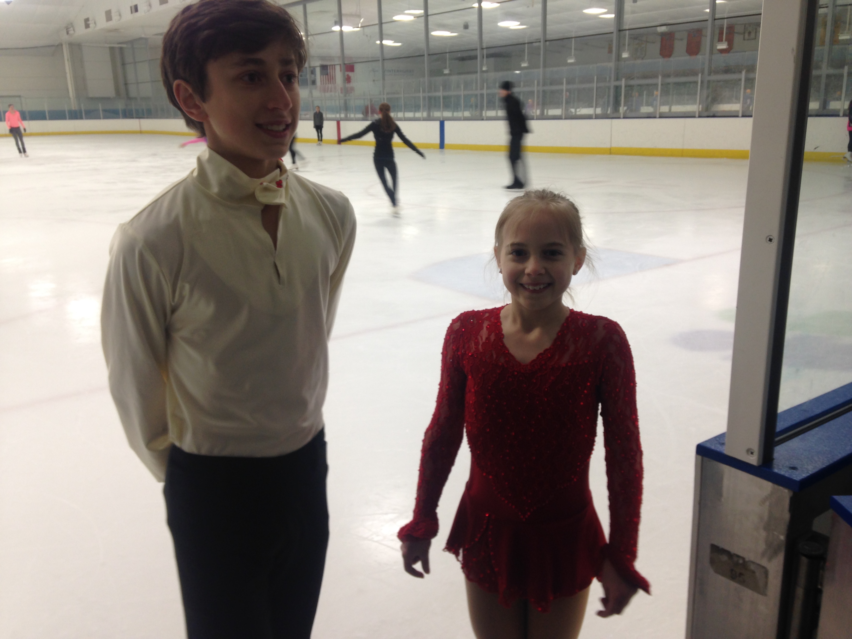 Young local ice skating pair competes for national title Saturday ...