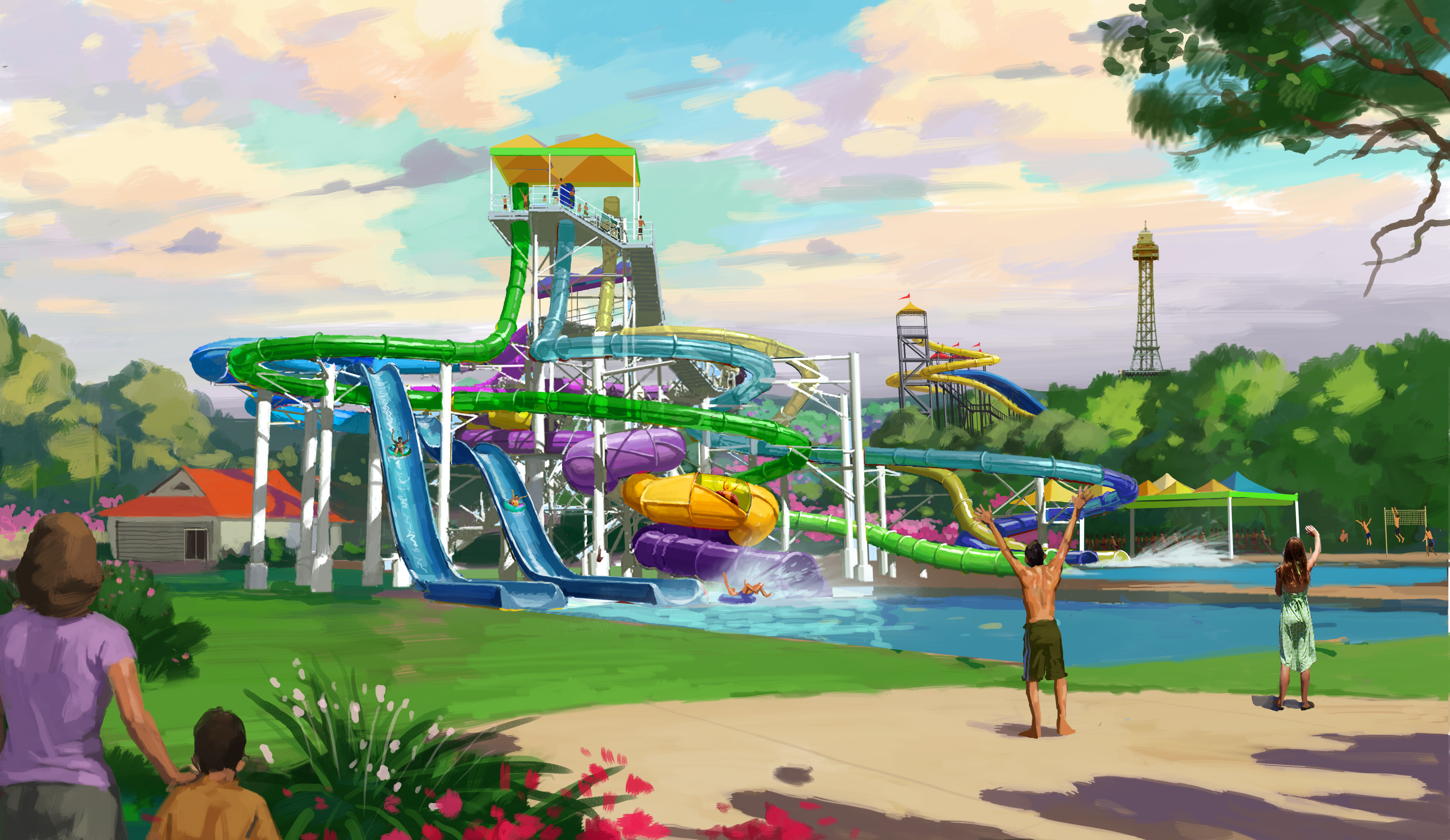 Kings Island: 7-story water slide complex to open in 2016 | wkyc.com