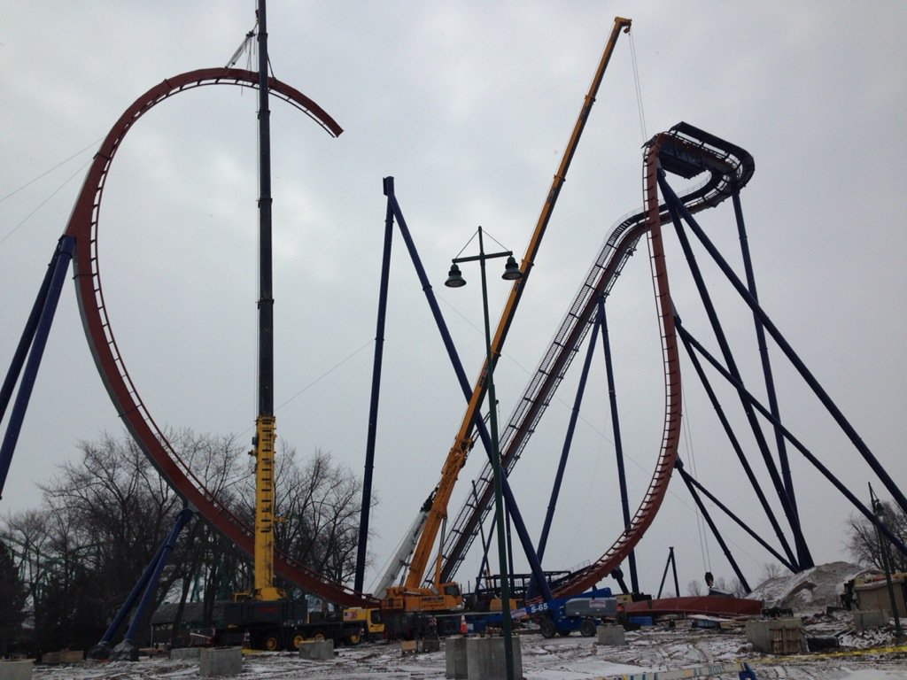 FIRST LOOK | Cedar Point's record-breaking Valravn coaster soars to the ...