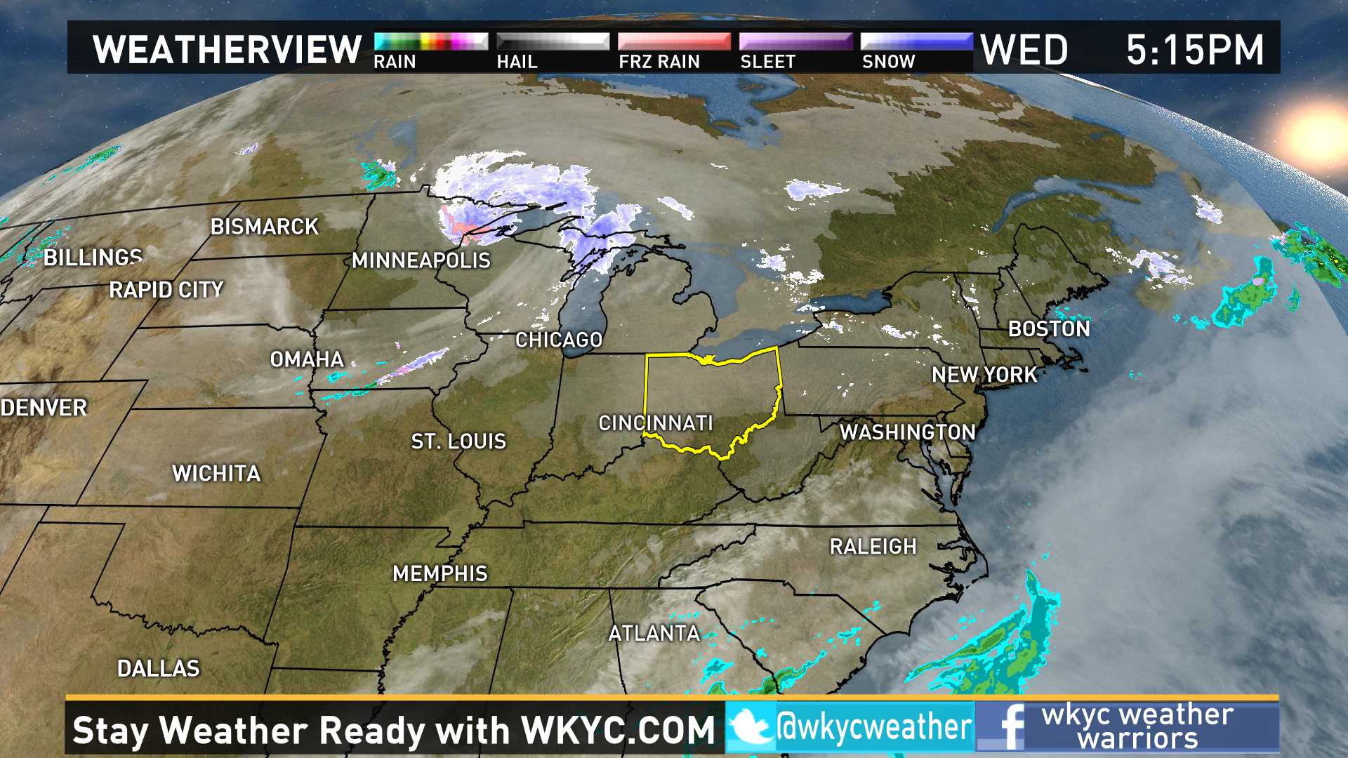 Weather across the nation on January 27, 2016 | wkyc.com