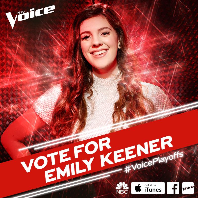 Emily Keener gets ready for ANOTHER performance in live playoffs on The ...