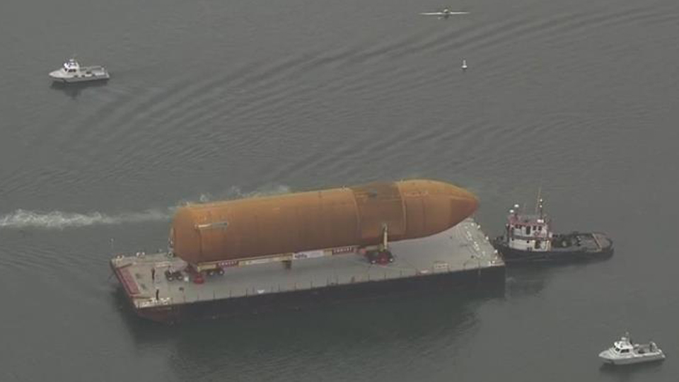 Space shuttle tank to be hauled to Los Angeles museum | wkyc.com
