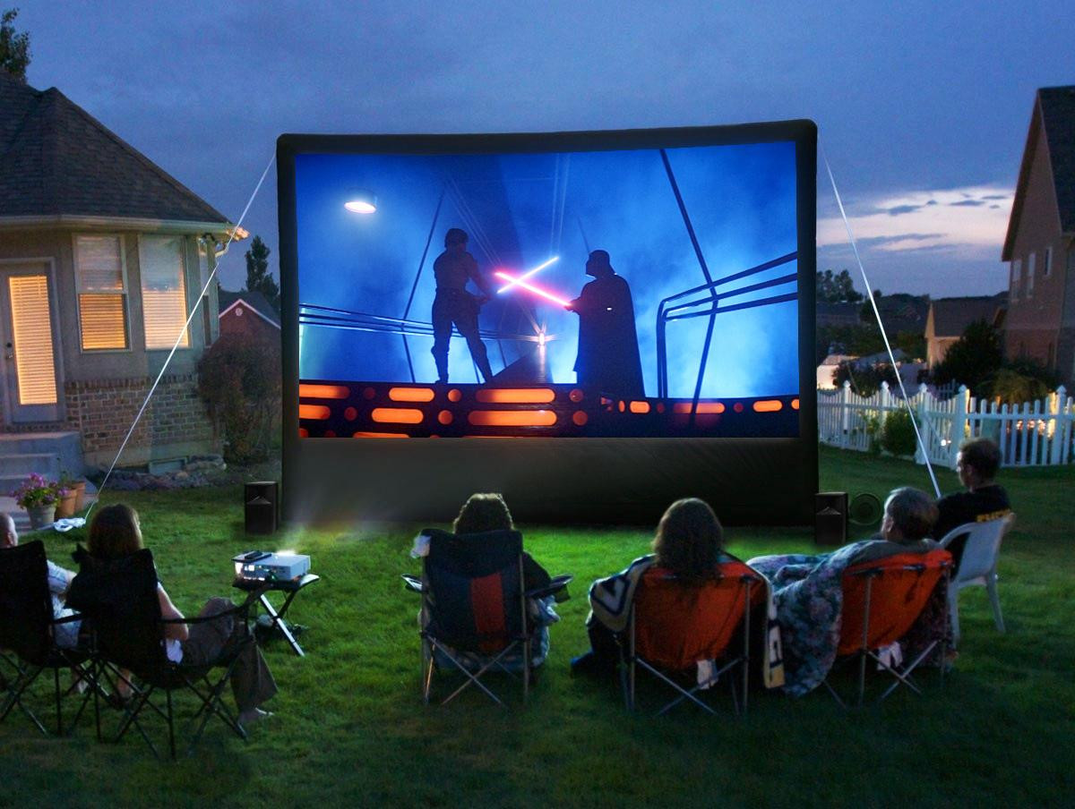 DIY $69 Indoor / outdoor movie theaters | khou.com