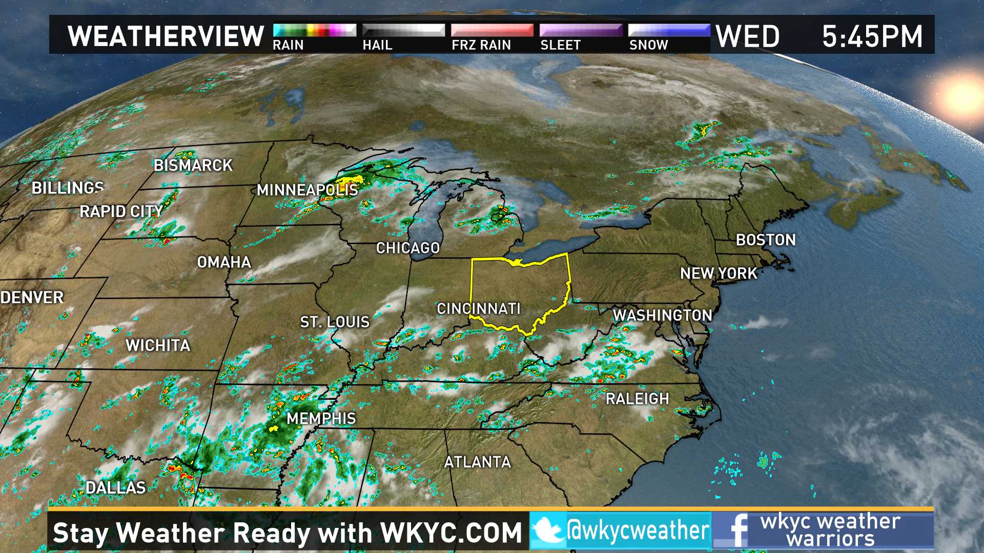 Weather across the nation on July 27, 2016 | wkyc.com