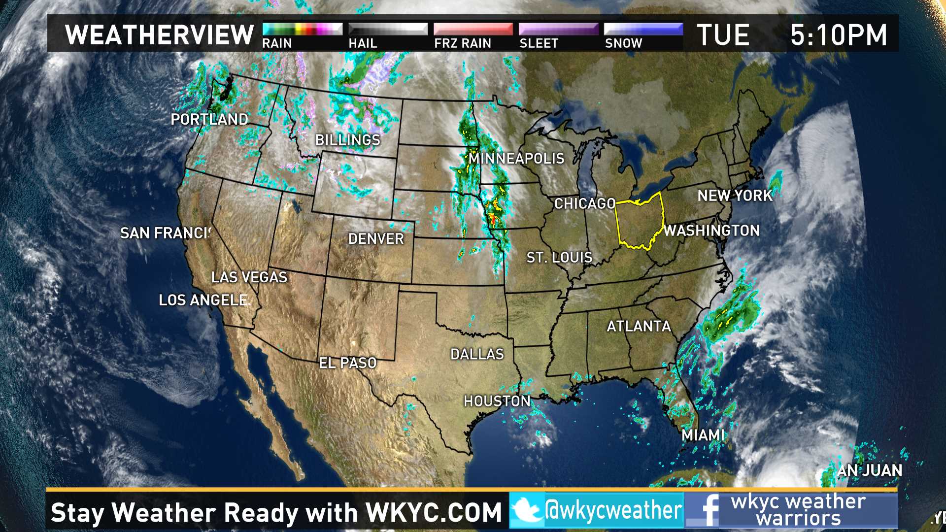 Weather across the nation on October 4, 2016 | wkyc.com