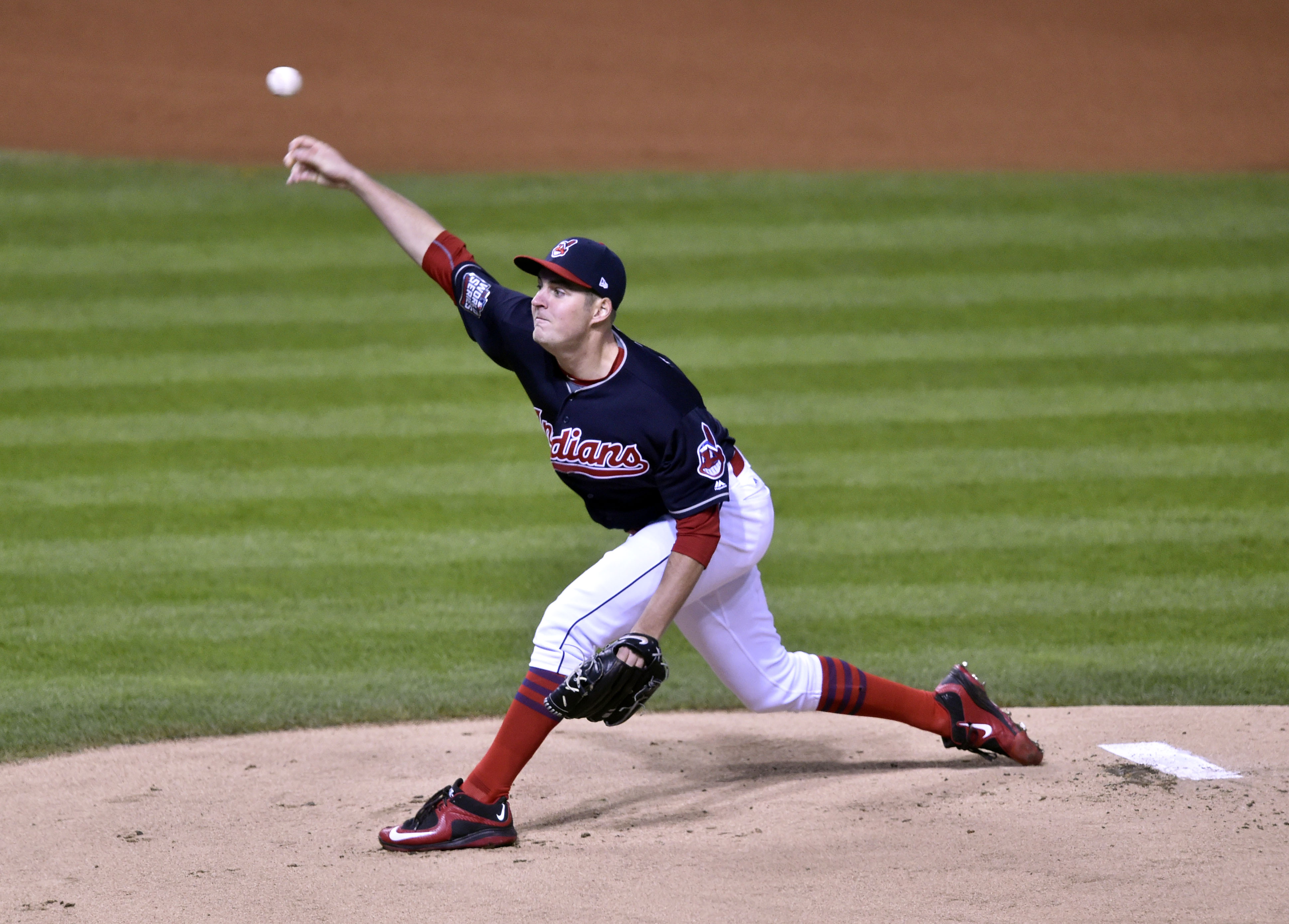 Cleveland Indians' Trevor Bauer focuses on locating pitches in Game 5 ...
