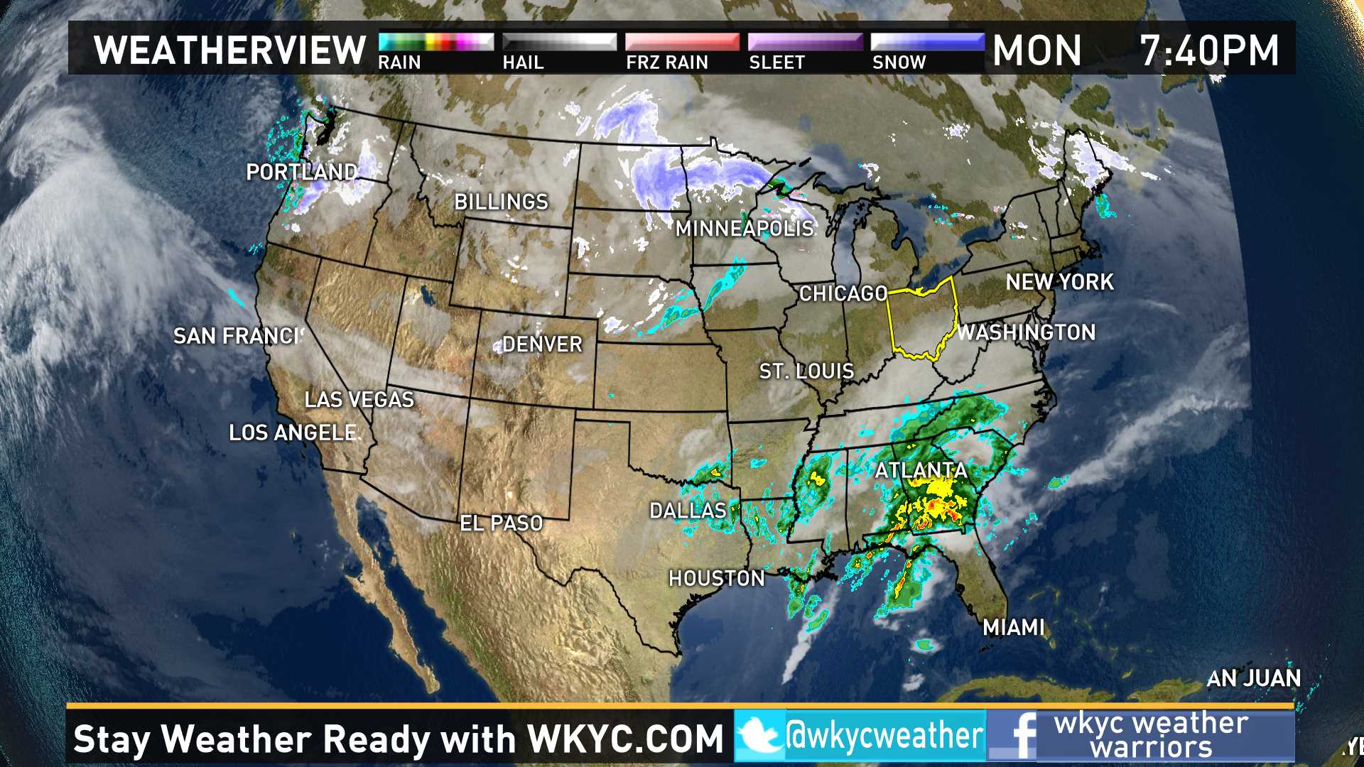 Weather across the nation on December 5, 2016 | wkyc.com