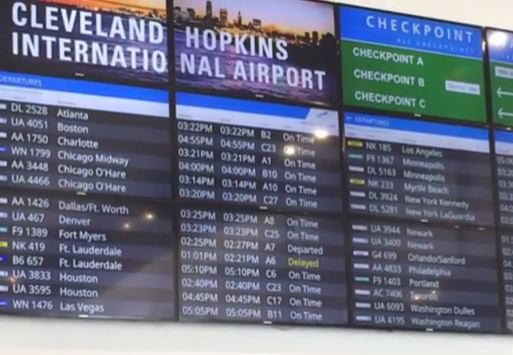 Dozens of flights to and from Cleveland Hopkins Airport canceled ...