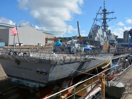 Commander and leadership of stricken destroyer Fitzgerald to be ...