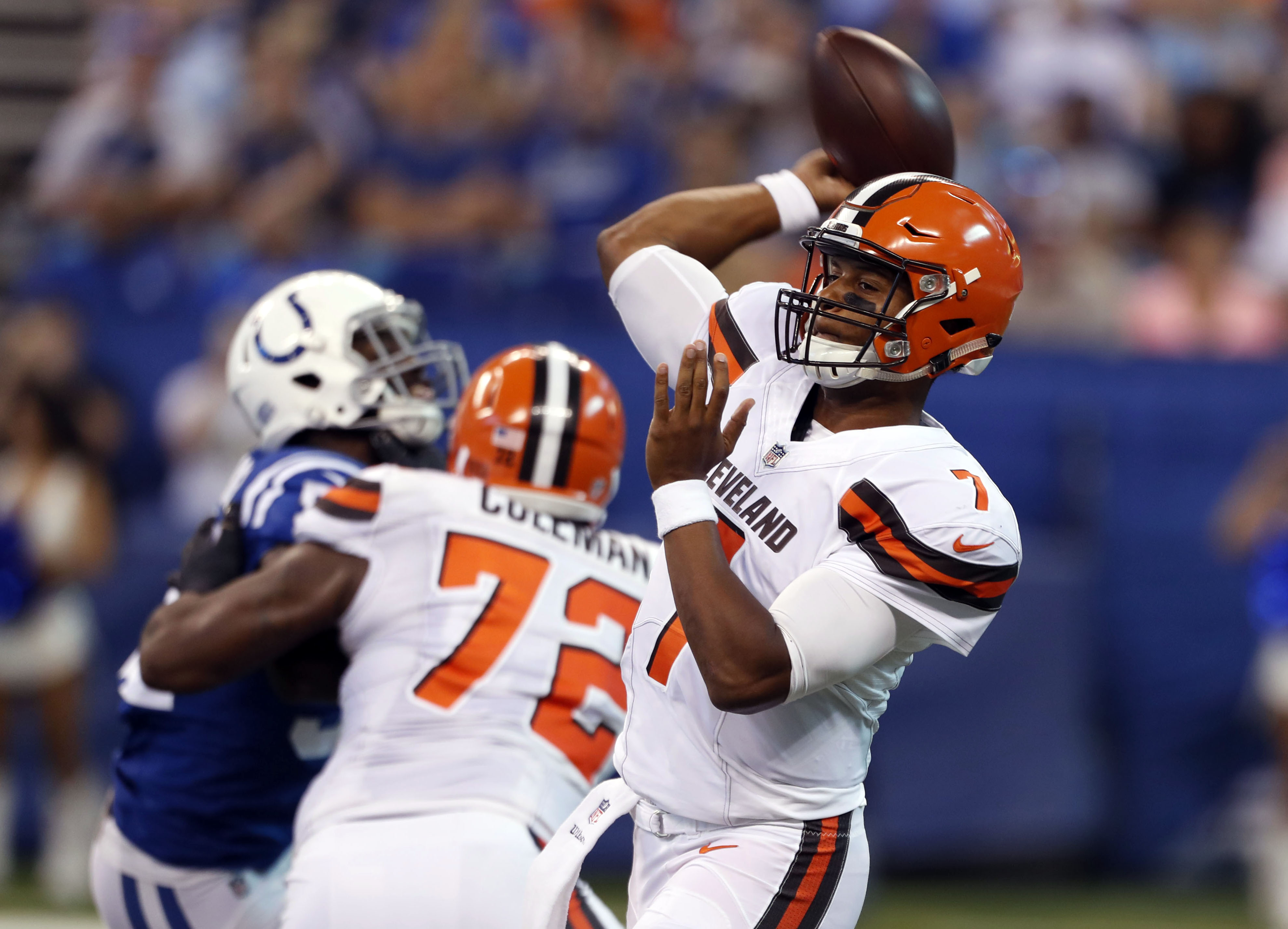 DeShone Kizer: Cleveland Browns remain positive despite third straight ...