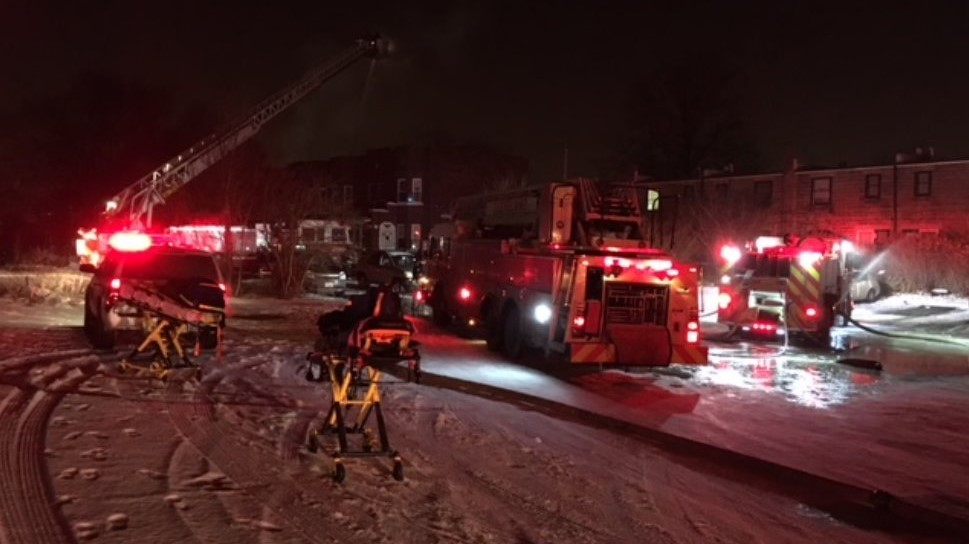 Crews battle apartment fire on Cleveland's west side | wkyc.com